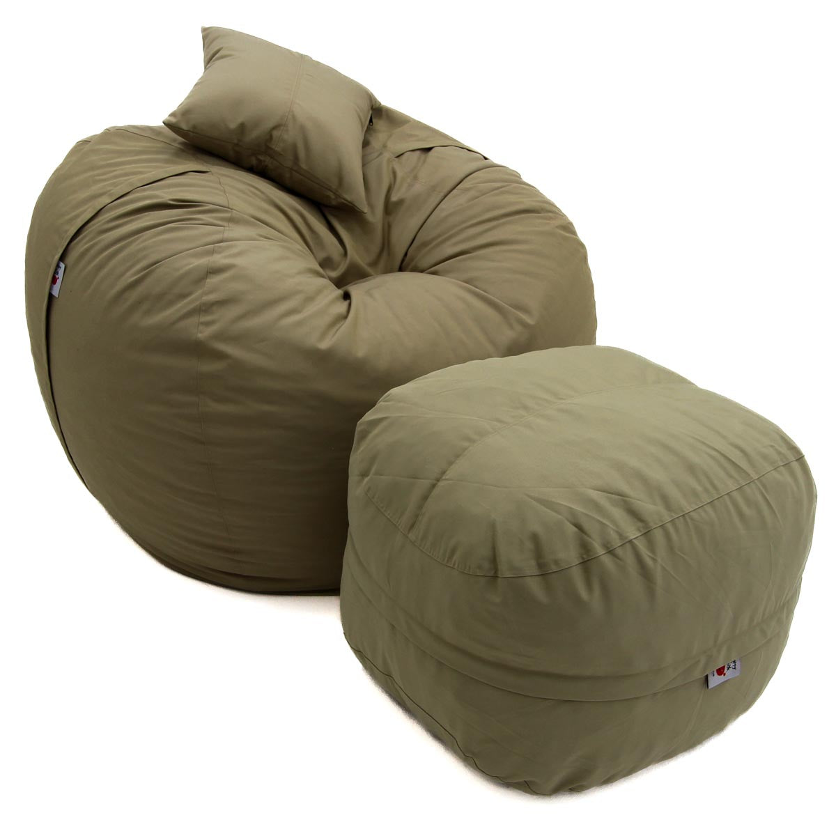 Khaki Outdoor L + Footsak + Scatter